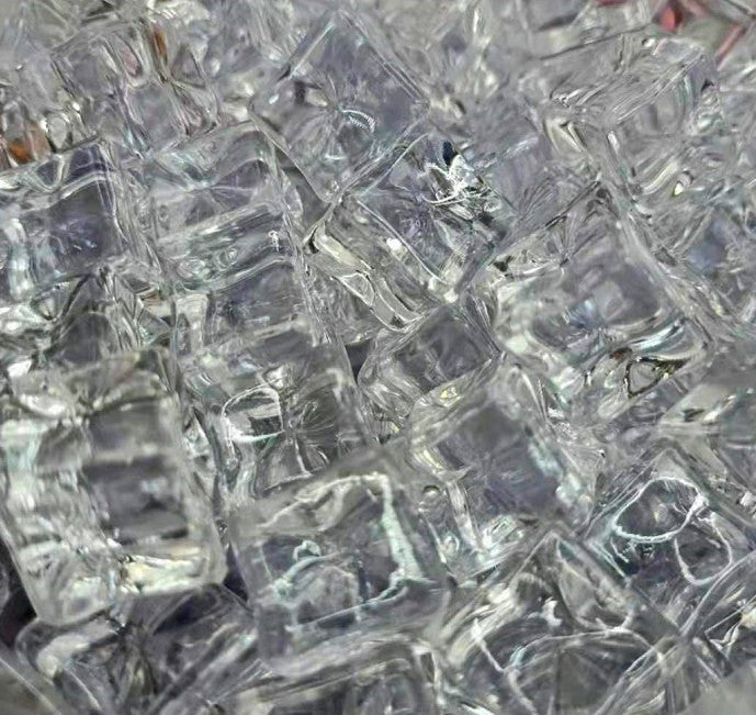 Abichoice Transparent Ice Cubes Simulation, Slime Crystal Mud Accessor ...